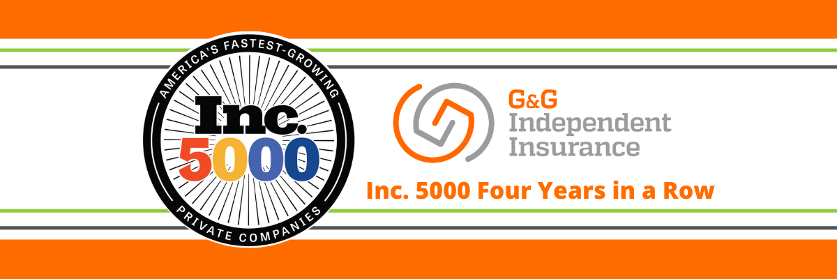 G&G Independent Insurance on Inc. 5000 List for 4th Year in a Row
